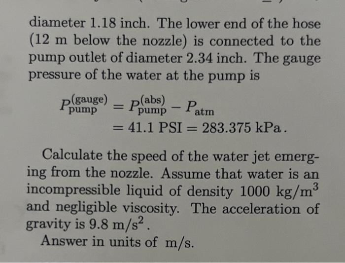 Solved 01810.0 points A fireman standing on a 12 m high | Chegg.com