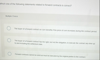 Solved Which one of the following statements related to | Chegg.com