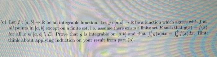 Solved 1. For every part of the problem, let a,b be real | Chegg.com