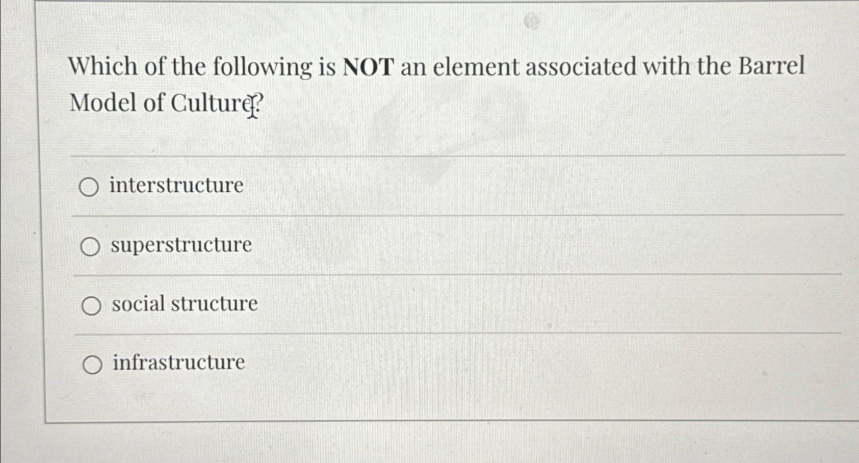 Solved Which of the following is NOT an element associated | Chegg.com