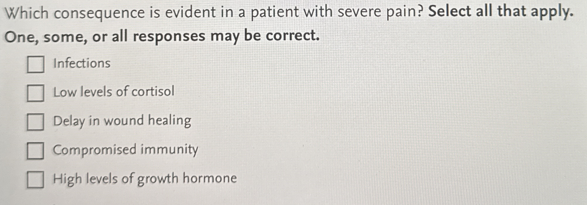 Solved Which consequence is evident in a patient with severe | Chegg.com