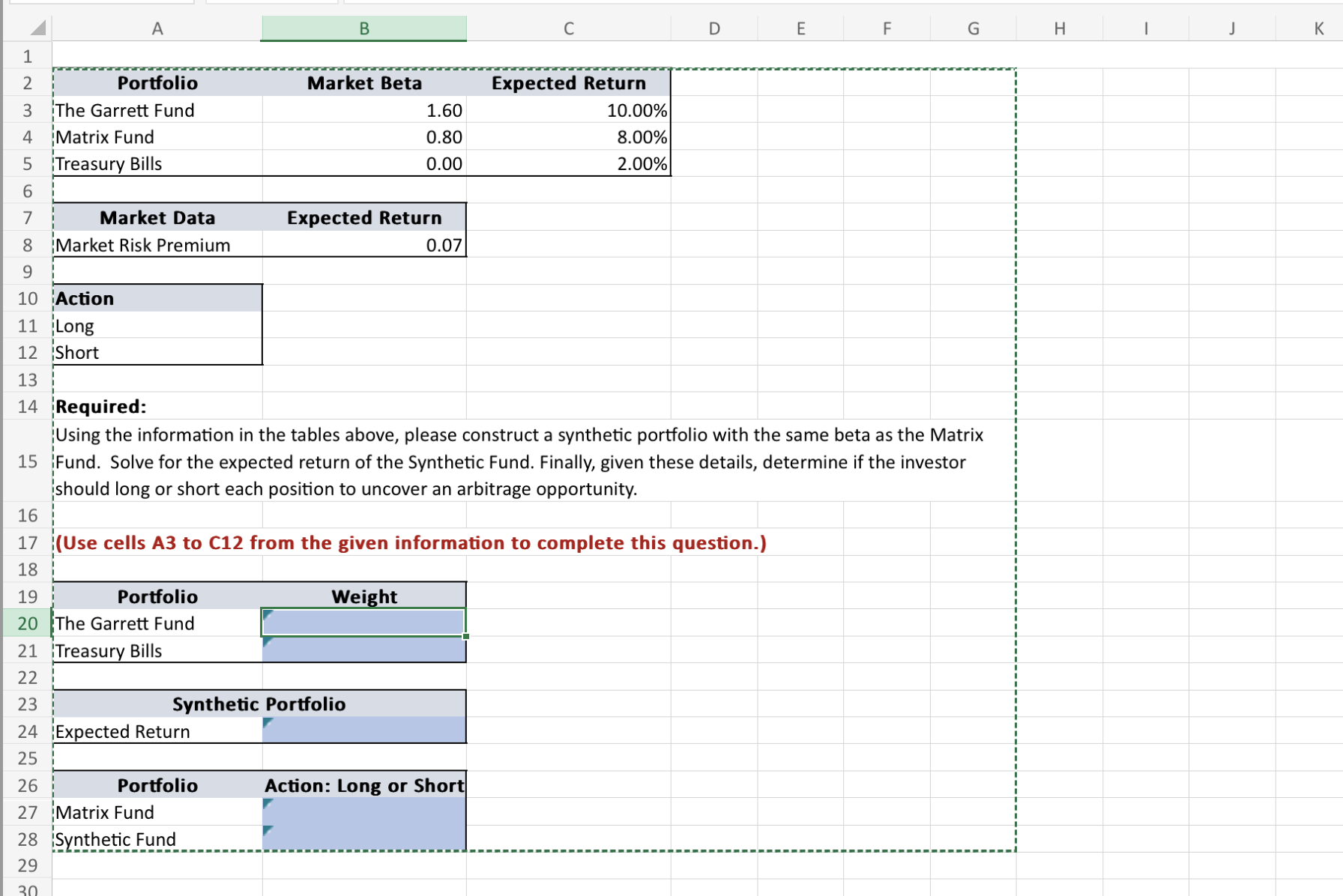 Solved Using the information in the tables above, please | Chegg.com