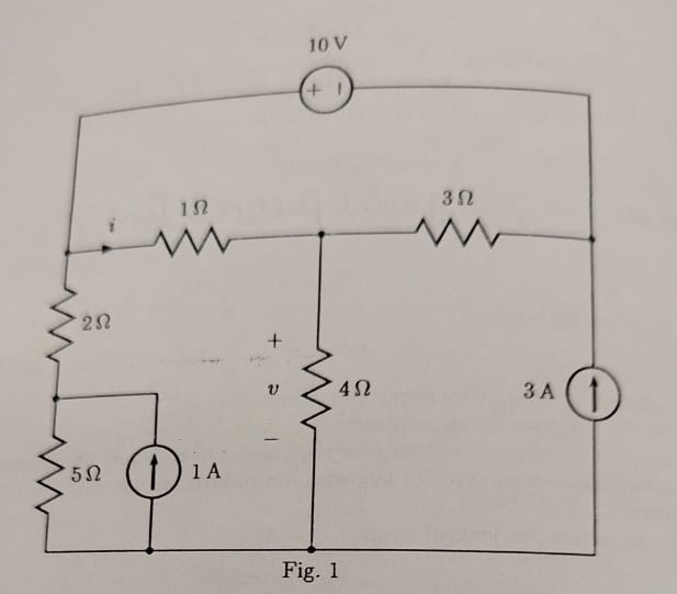 Solved USAndo análisis de mallas en el circuito de la fibra | Chegg.com