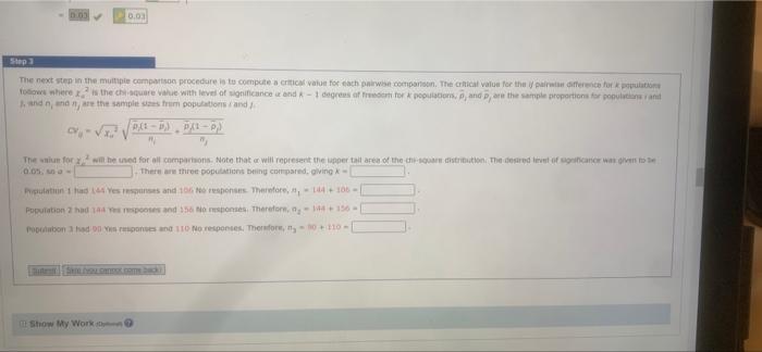 Solved A multiple comparison procedure is done to determine | Chegg.com