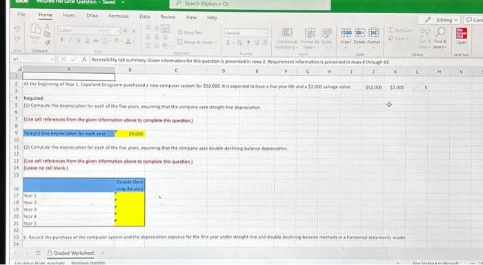 please show how do submit in excel! thanks 25 A1 1 | Chegg.com
