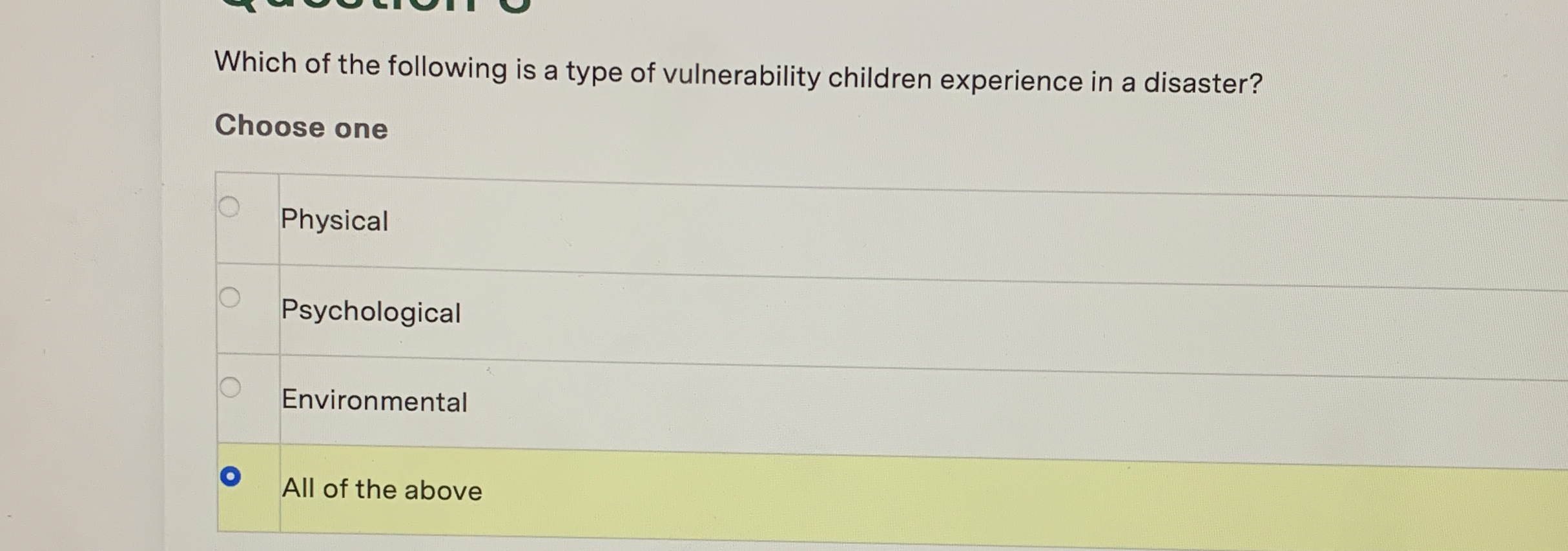 High Quality SOLUTION Which of the following is a type of vulnerability | Chegg.com