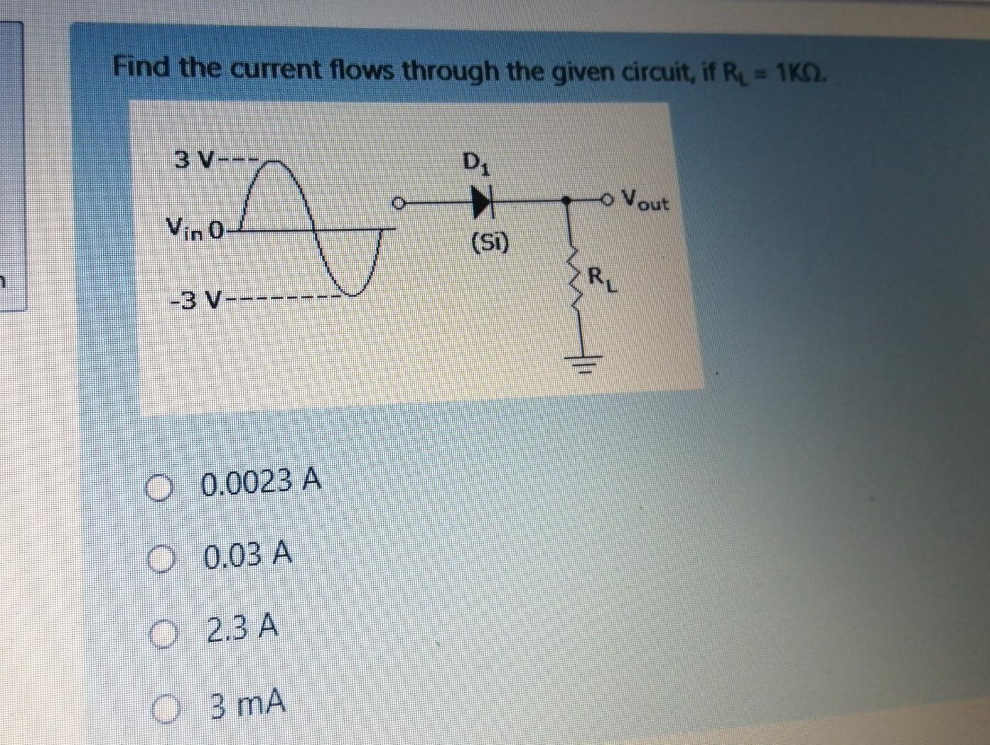 Solved A silicon diode and a 370-ohm resistor in series is | Chegg.com