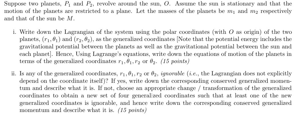 Solved Suppose two planets, P1 ﻿and P2, ﻿revolve around the | Chegg.com