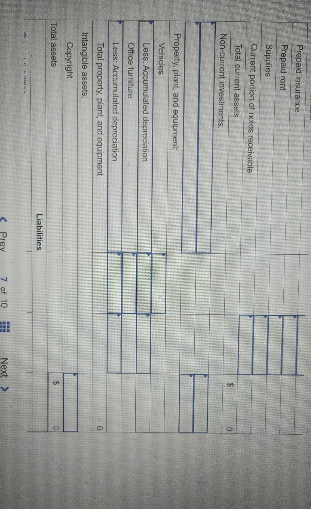 Solved Check my work A partial alphabetized list of adjusted | Chegg.com