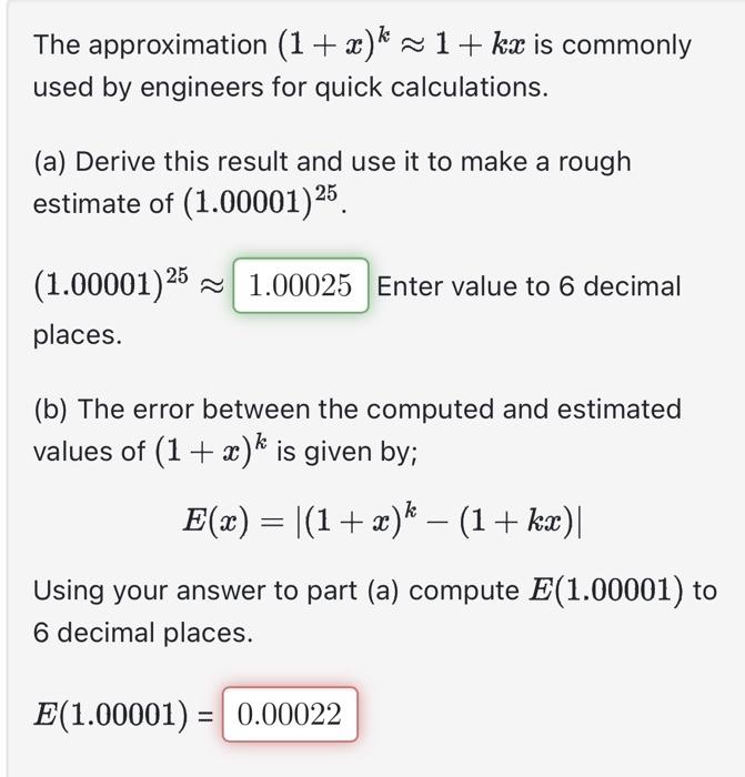 (b) The error between the computed and estimated | Chegg.com