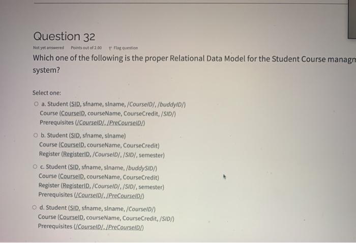 Solved Information Q31-Q32 are based on the following | Chegg.com
