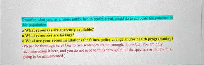 Solved What does being a "vulnerable population" mean? | Chegg.com