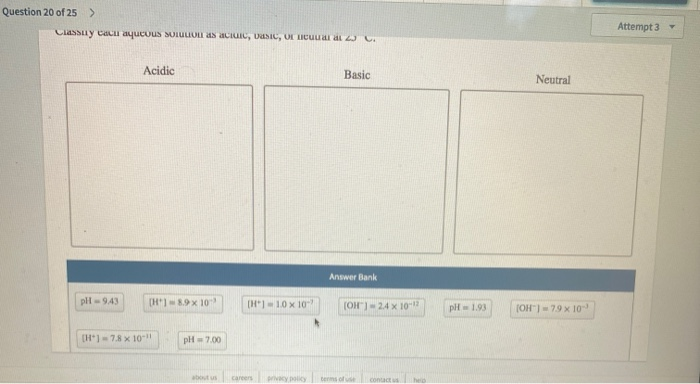 Solved Question 20 of 25 > Casuy Cauayucuus SULULL Attempt 3 | Chegg.com