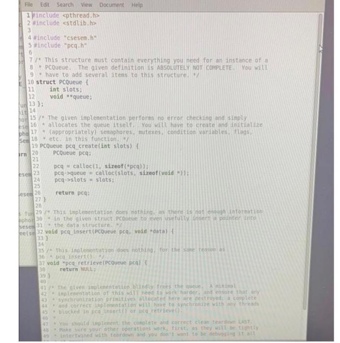 8 1 include 2 tinclude 3 4 #include "csesem.hu 5 | Chegg.com