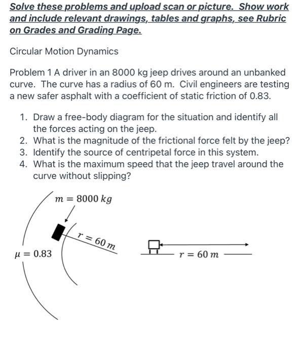 Solved Solve these problems and upload scan or picture. Show | Chegg.com