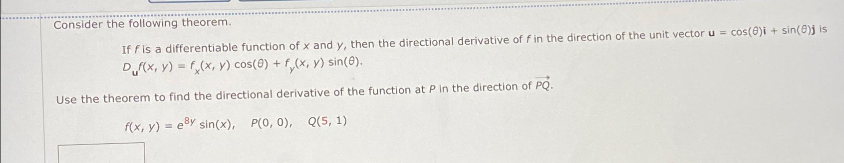 Solved Consider the following theorem.If f ﻿is a | Chegg.com
