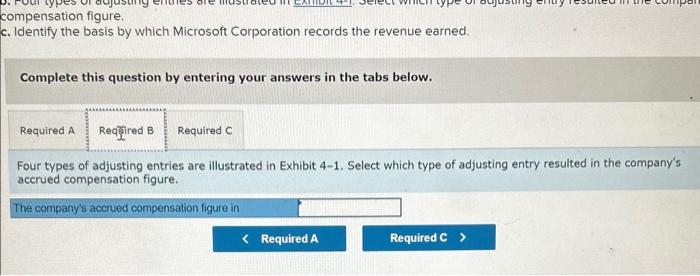 Solved Exercise 4.10 (Static) Adjusting Entries and the | Chegg.com