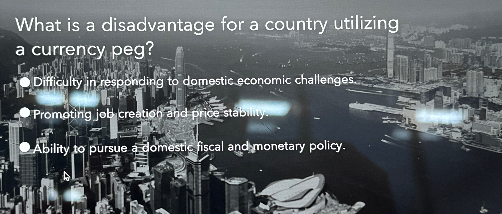 Solved What is a disadvantage for a country utilizinga | Chegg.com