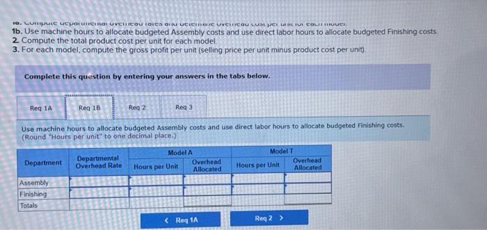 Solved Exercise 17-10 (Algo) Using departmental overheod | Chegg.com