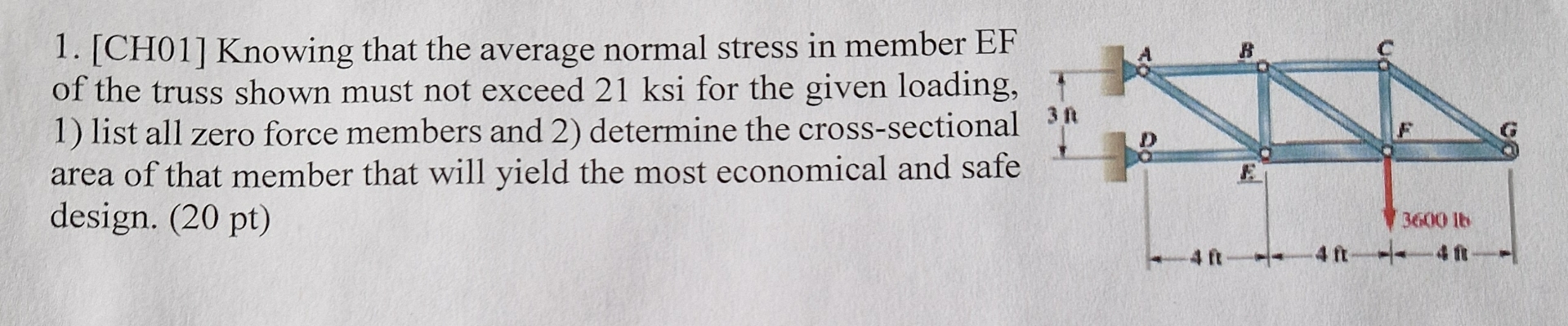 Solved [CH01] ﻿Knowing that the average normal stress in | Chegg.com