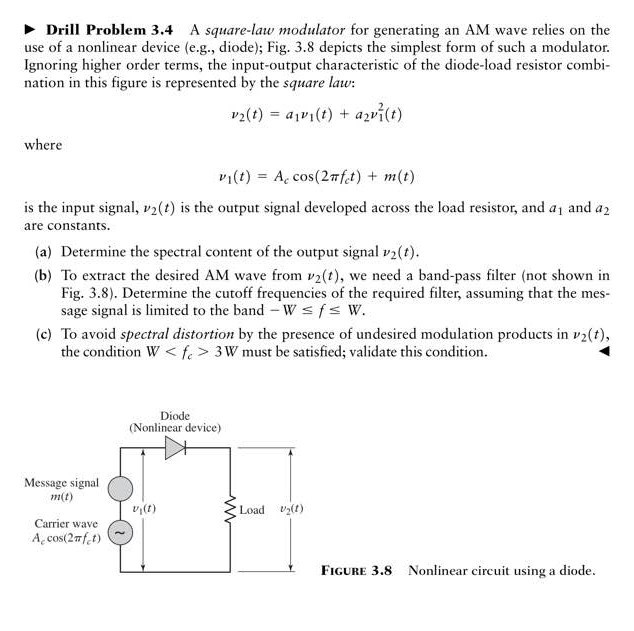 Solved Why is v2 (t) in this problem a1v1 (t) + a2v1 ^ 2 | Chegg.com