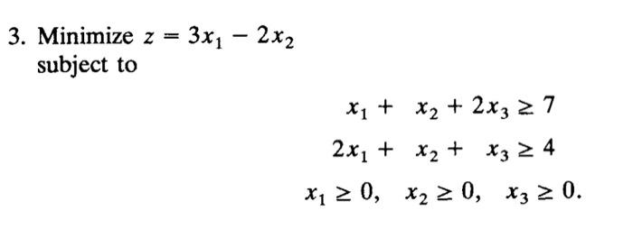 Solved In Exercises 1-4 set up the initial simplex tableau | Chegg.com