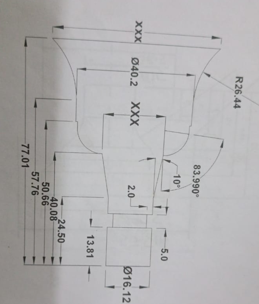 Solved write a part of G code and M code ? | Chegg.com