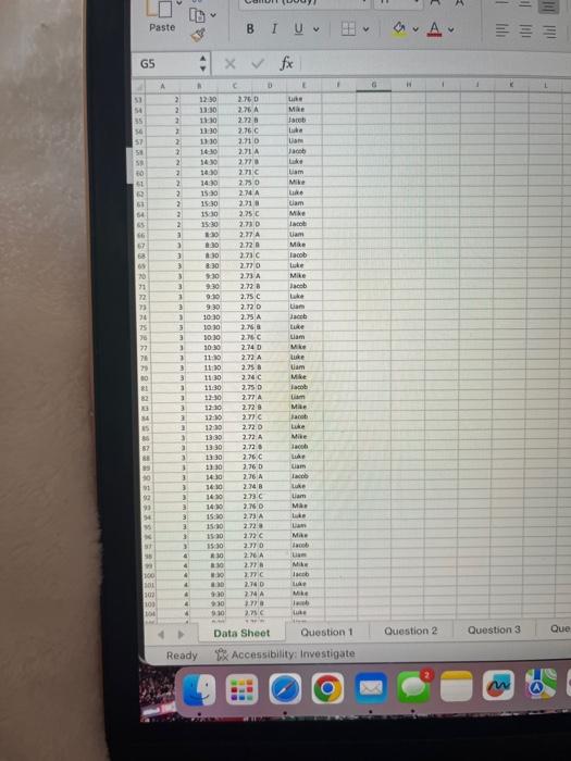 Assignment data file in your group ares is a sampling | Chegg.com