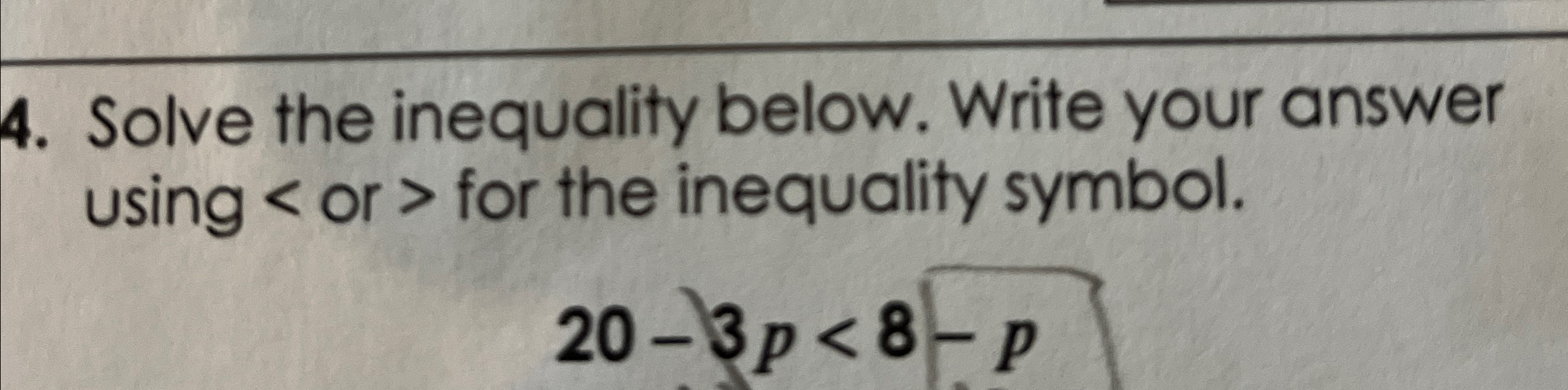 Solved Solve the inequality below. Write your answer using