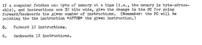 Solved If a computer fetches one byte of memory at a time | Chegg.com
