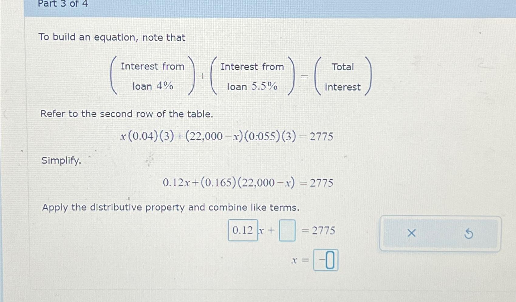 Solved Part 3 ﻿of 4To build an equation, note that([ | Chegg.com