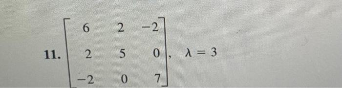 Solved find the eigenvalues. find the corresponding | Chegg.com
