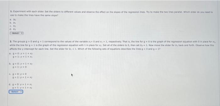 Solved Conceptual Overview: Explore how the coefficients in | Chegg.com