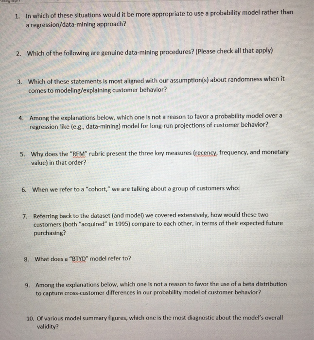 1. In which of these situations would it be more | Chegg.com