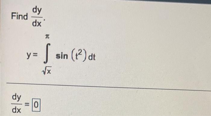 Solved x6 e d Find -t dt using the method indicated. dx 0 a. | Chegg.com