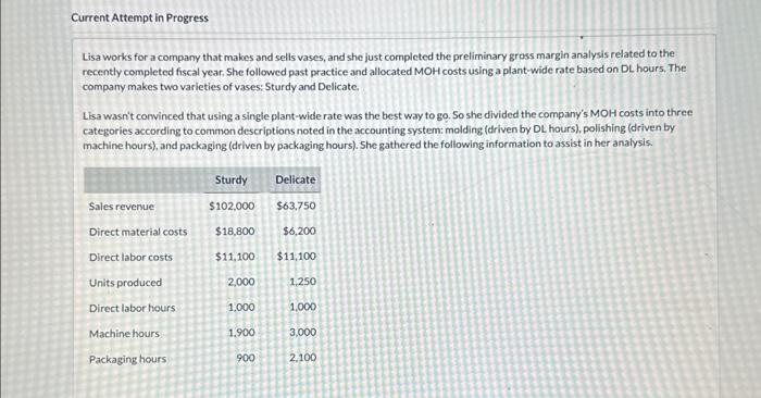 Solved Determine the total product cost per unit for each | Chegg.com