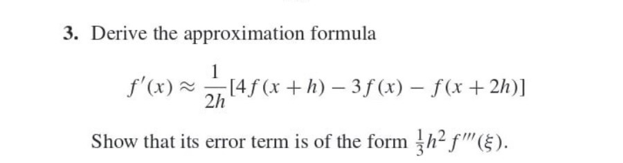 Solved Derive the approximation | Chegg.com