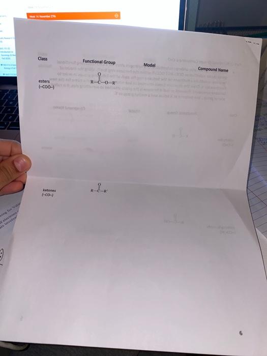 Solved Part C. Punctional Groups Containing a CO • Bentene | Chegg.com
