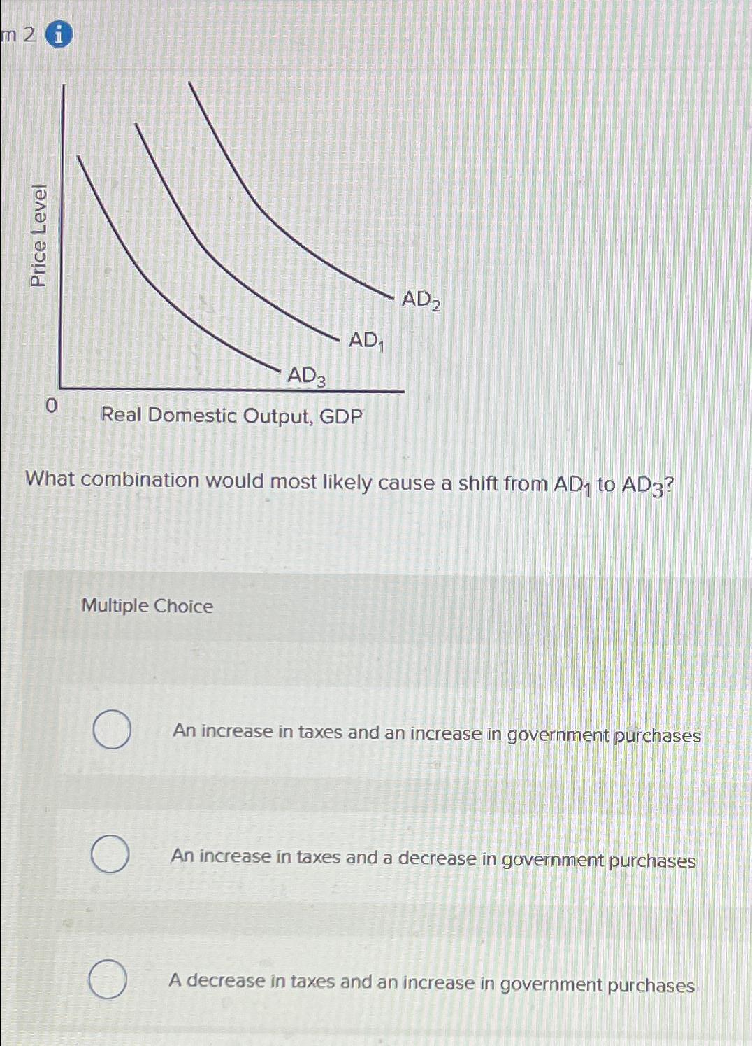Solved m 2\\nWhat combination would most likely cause a | Chegg.com