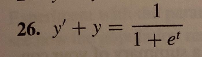 Solved Using Integrating Factors In Problems 22-30, solve | Chegg.com