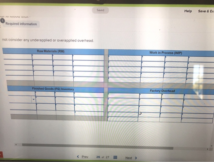 Solved help Save & Exit The following information is | Chegg.com