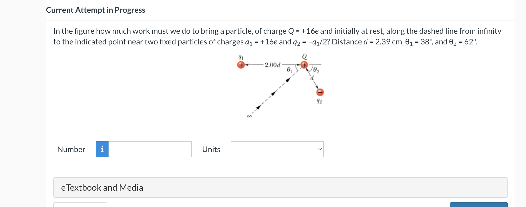 Solved Current Attempt in ProgressIn the figure how much | Chegg.com