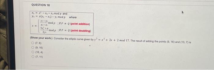 Solved \\[ \\begin{array}{l} x_{3}=s^{2}-x_{1}-x_{2} \\bmod | Chegg.com