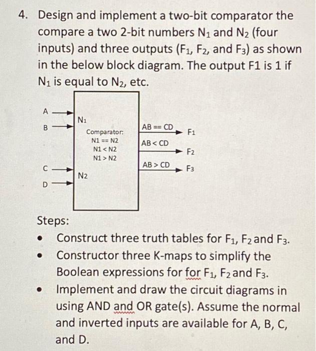 Solved 3. Design a combinational circuit that converts a | Chegg.com