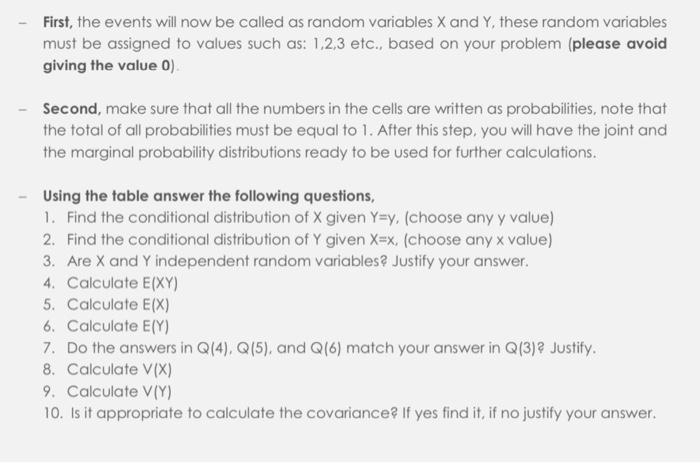 Solved solve the 10 below quations using the table above | Chegg.com
