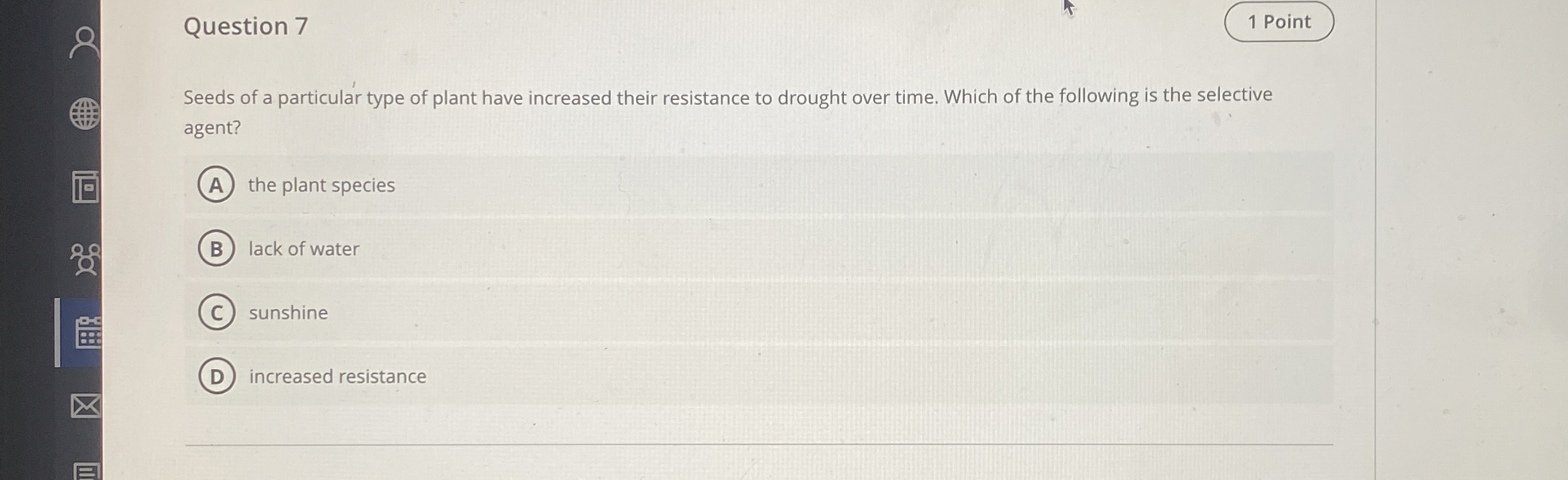 Solved Question 71 ﻿PointSeeds of a particular type of plant | Chegg.com