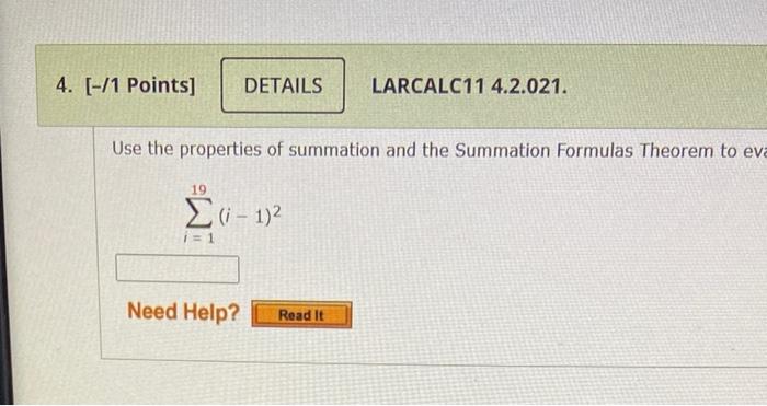 Solved 4. [-/1 Points] DETAILS LARCALC11 4.2.021. Use the | Chegg.com