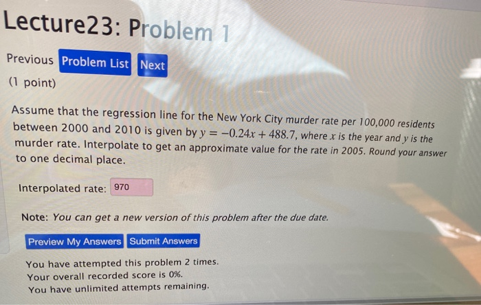 Solved Lecture23: Problem 1 Previous Problem List Next (1 | Chegg.com
