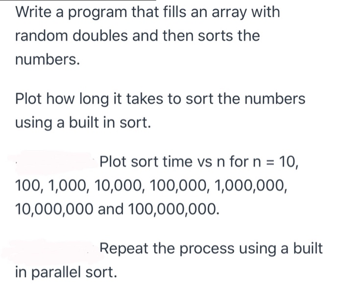 Solved Write A Program That Fills An Array With Random 8978