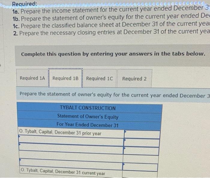 Solved Problem 4-4A (Algo) Preparing financial statements | Chegg.com